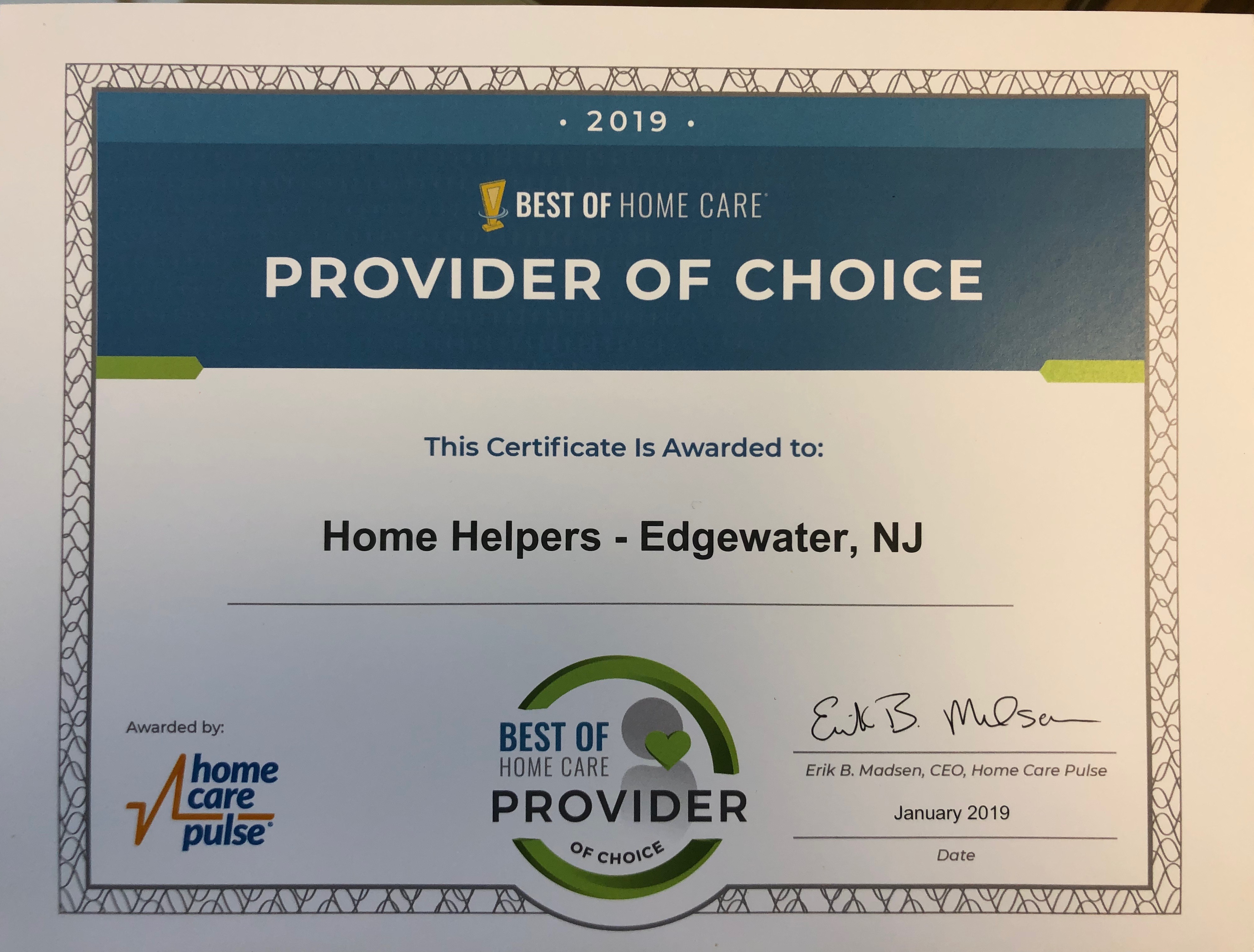 Home Helpers achieves Provider of Choice recognition – The Alliance for ...
