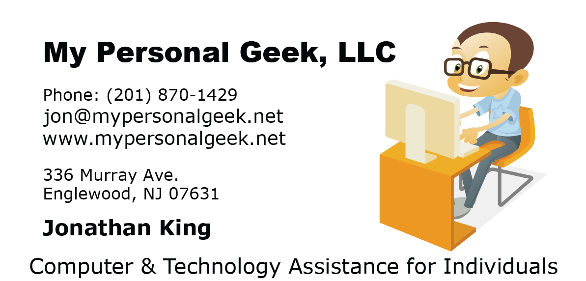My Personal Geek – The Alliance for Senior Services of New Jersey